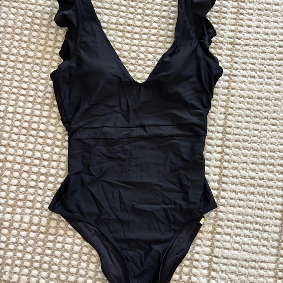 summersalt | Swim | Summersalt Black Ruffle One Piece Swimsuit | Poshmark